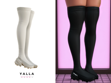 Second Life Marketplace - #Unpack me! YALLA ~ Mew Boots - [BEIGE]